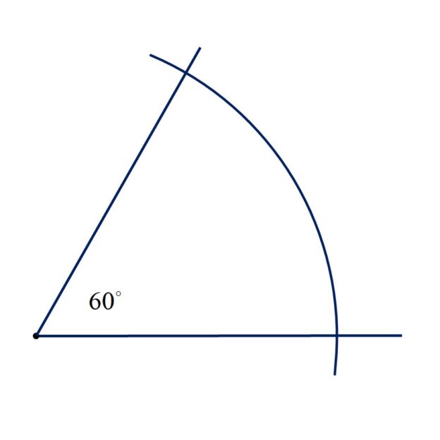 Costruzione Angolo Di 60 Gradi - Matematica PI